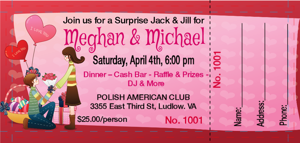 Select Ticket Size/Layout - Best Ticket Printing