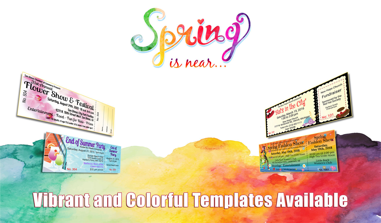 Create Custom Raffle & Event Tickets - Best Ticket Printing